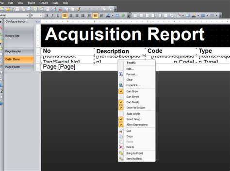 Cannot Expand Fields To Show All Information Or Data Backtrack