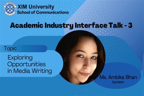 Academic Industry Interface Talk Iii Xim University