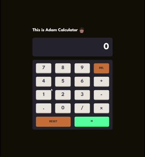 Video Adam Firdaus On Linkedin Exciting Times A Basic Calculator Built From Scratch Watch