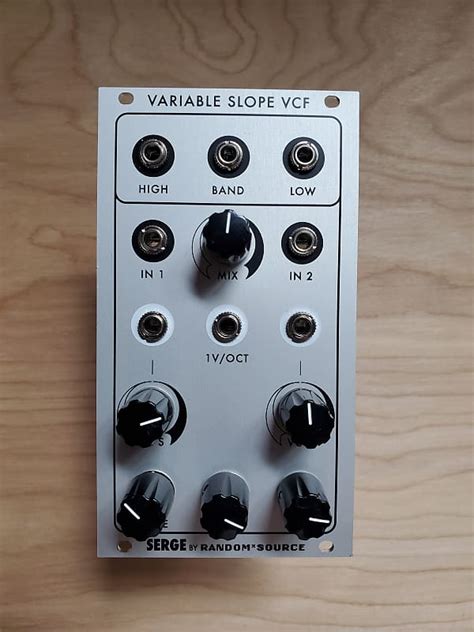 Random Source Serge Variable Slope VCF Reverb