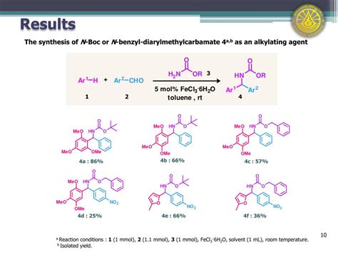 Ppt Synthesis Of Unsymmetrical Triarylmethanes Via Friedel Crafts