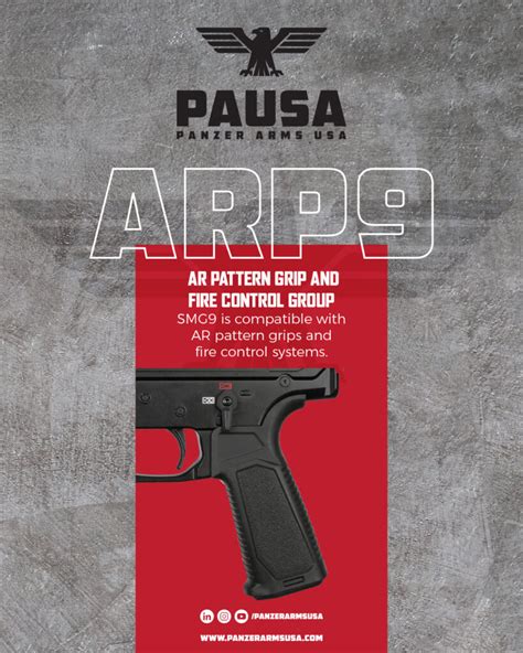 Panzer Arp9 6 5″ 9mm Aluminum 33rd 15rd Pistol Panzer Arms Usa