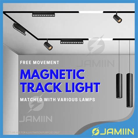 Led ไฟติดตามแม ่ เหล ็ กโคมไฟเพดาน Led รางไฟ Led สปอตไลท ์ ปรับได ้ ไฟเชิงเส ้ นโคมไฟเพดาน