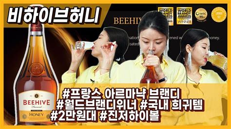 오늘뚜따아르마냑 브랜디 2만원대 가성비 브랜디 꼬냑이 비싸면 이거 드셔보세요 비하이브 허니 스무스 유령브랜디 시음기맛도리 하이볼 꿀주 쌉가능 Youtube