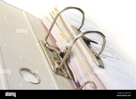 Open File Folder Stock Photo Alamy