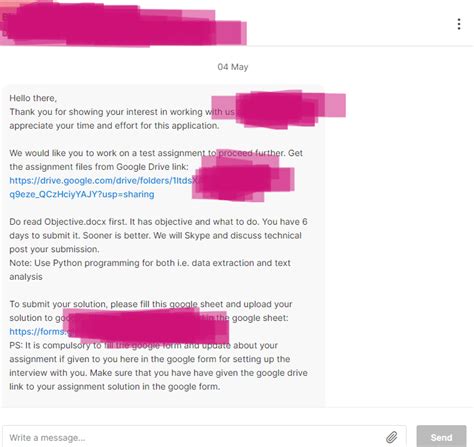 Got An Test Assignment For Job Interview Assignment Files Rdevelopersindia