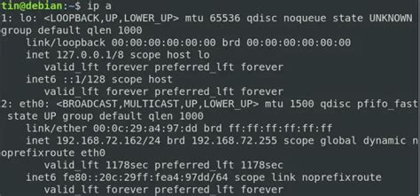 Network Configuration On Debian Vitux