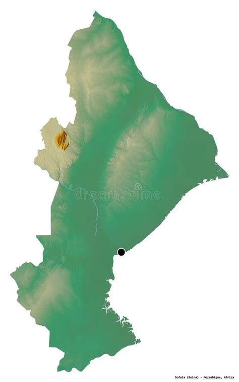 Sofala Province Provinces Of Mozambique Republic Of Mozambique Map Vector Illustration
