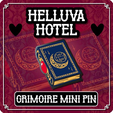 Myuna Art Stolas Grimoire Hazbin Hotel Helluva Hotel Mini Pin Shop