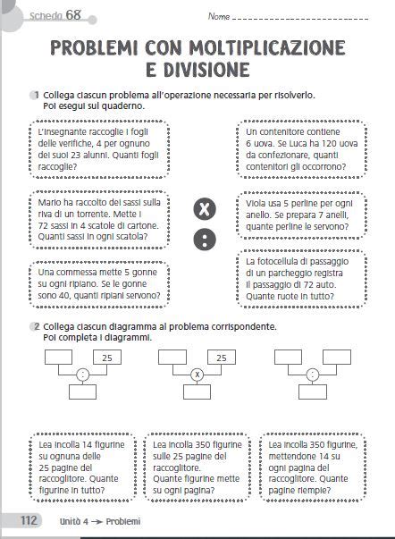 OPERAZIONI E PROBLEMI CON IMMAGINI DIVISIONE 4 MaestraMonica