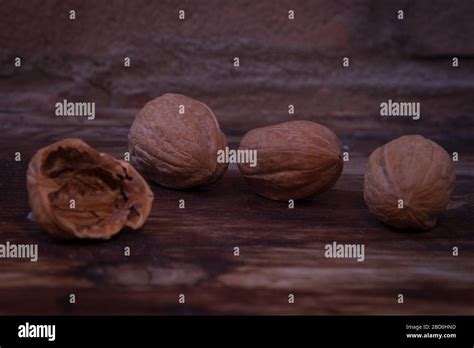 Nuts With Shell And Without Stock Photo Alamy