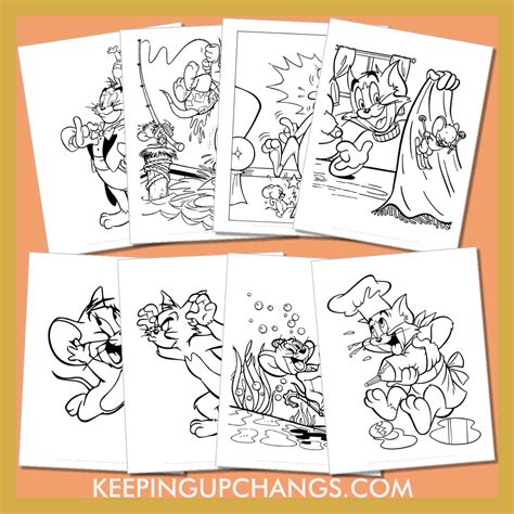 Coloring Pages Tom And Jerry 50 Free Tom And Jerry Coloring Pages