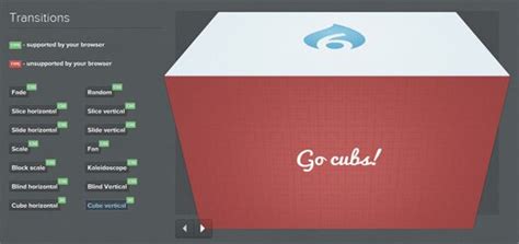 simple responsive 3d jquery image slider with css3 transitions