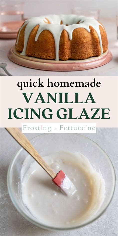 Quick 3 Ingredient Vanilla Glaze Recipe How To Make Vanilla Glaze For