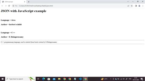 Define A Json File Xops Tutorials