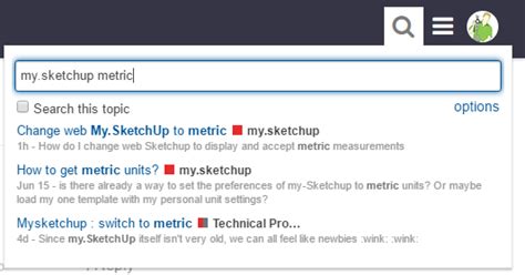 Change Web My SketchUp To Metric SketchUp Free SketchUp Community