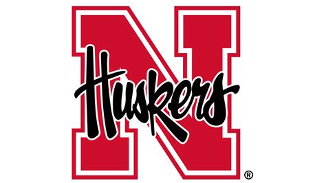 Nebraska Football Logo Black