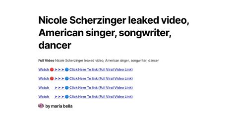 Nicole Scherzinger Leaked Video American Singer Songwriter Dancer