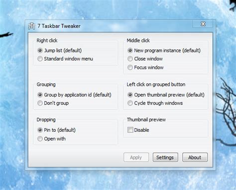 7 Taskbar Tweaker Windows Superbar Optimieren