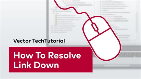 How To Resolve A Link Down Issue Vectortechtutorial Youtube