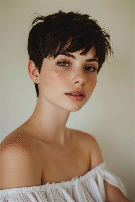 Long Pixie Cuts Pixie With Choppy Bangs Short Hair Styles Short