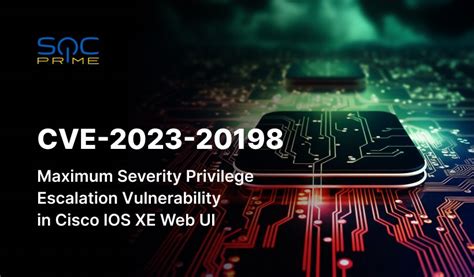 Cve 2023 20198 Detection Cisco Ios Xe Zero Day Vulnerability Actively