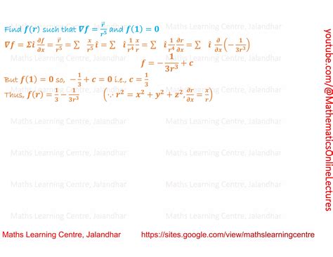 advanced mathematics vector calculus gradient lecture 2 pdf