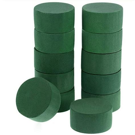 Round Floral Foam Blocks Large Wet Styrofoam Flower Arrangement Supply