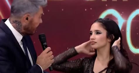 Melody Luz en el Bailando la reflexión sobre su cuerpo y el mensaje a las mamás