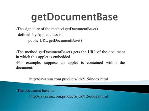 Ppt Passing Parameter To An Applet Powerpoint Presentation Free