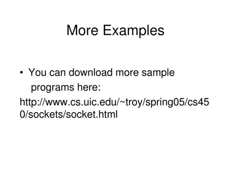 PPT JAVA Socket Programming PowerPoint Presentation Free Download ID