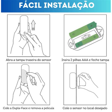 Sensor De Abertura Portas E Janelas Olhada Tec