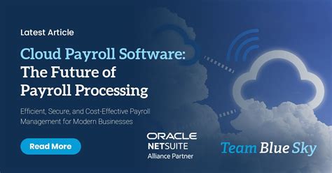 The Future Of Cloud Payroll Software Teambluesky