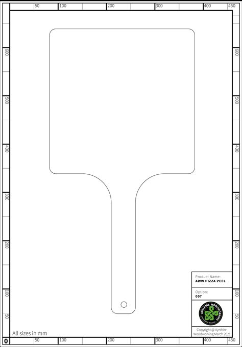 Download Pizza Peel Paddle Outlines Packung Mit 10 Zeichnungen