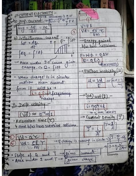 Solution Current Electricity Short Notes Studypool
