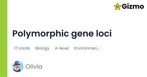Polymorphic Gene Loci Flashcards
