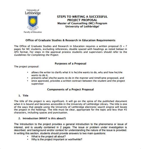 Writing Project Brief Project Proposal Scope Of Work