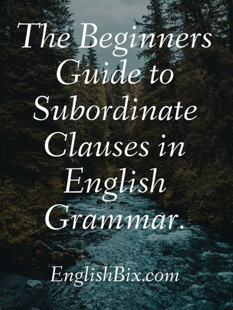 Subordinate Clause Explained With Example Sentences EnglishBix Sentence Examples Some