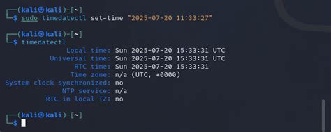 how to set date and time in kali linux linuxfordevices