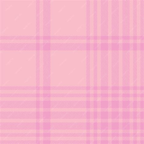 핑크 격자 무늬 체크 패턴 원활한 패브릭 질감 타탄 직물 인쇄 디자인 프리미엄 벡터