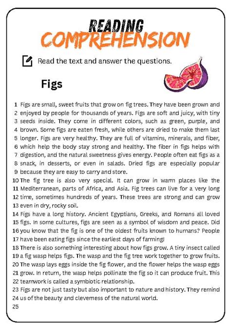 Reading Comprehension Figs Solutions By Learnplanet Tpt