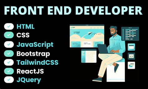Be Front End Developer Html Css Bootstrap React Tailwind By Web Slash