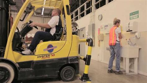 Slowstop Bollard Pedestrian Protection Elpac Oy