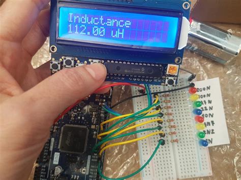 Lcd Keypadmenu To Obtain Capacitance Value Mstronik