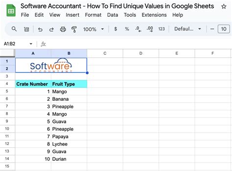 How To Find Unique Values In Google Sheets Easy Methods
