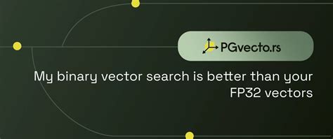Pgvector Vs Pgvectors In 2024 A Comprehensive Comparison For Vector Search In Postgresql