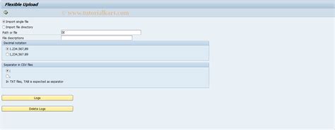 KPEU SAP Tcode Flexible Upload For Excel Planning