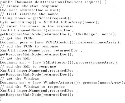 Attestation Daemon Response Code Snippet Download Scientific Diagram