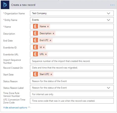 Eventbrite And Dynamics 365 Integration Using Microsoft Flow