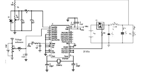 The Schematic Diagram Of The Controller Circuit Download Scientific Diagram